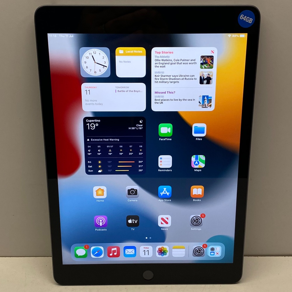 Pre-owned Apple iPad 9th Generation Model A2602 64GB WiFi - Own4Less